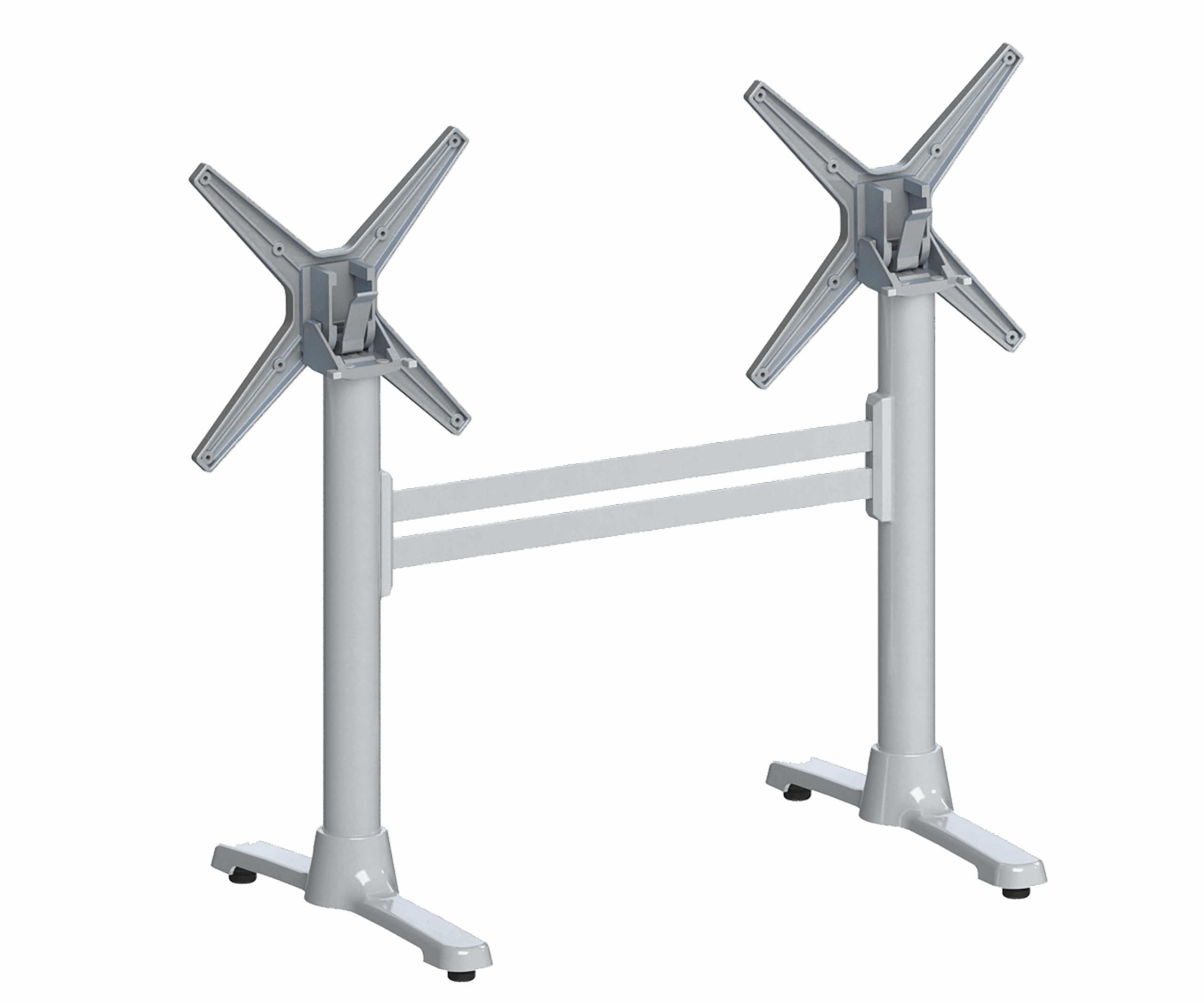 AUTO-ADJUST ST22 Black (Flip Top) Table Base - FLAT