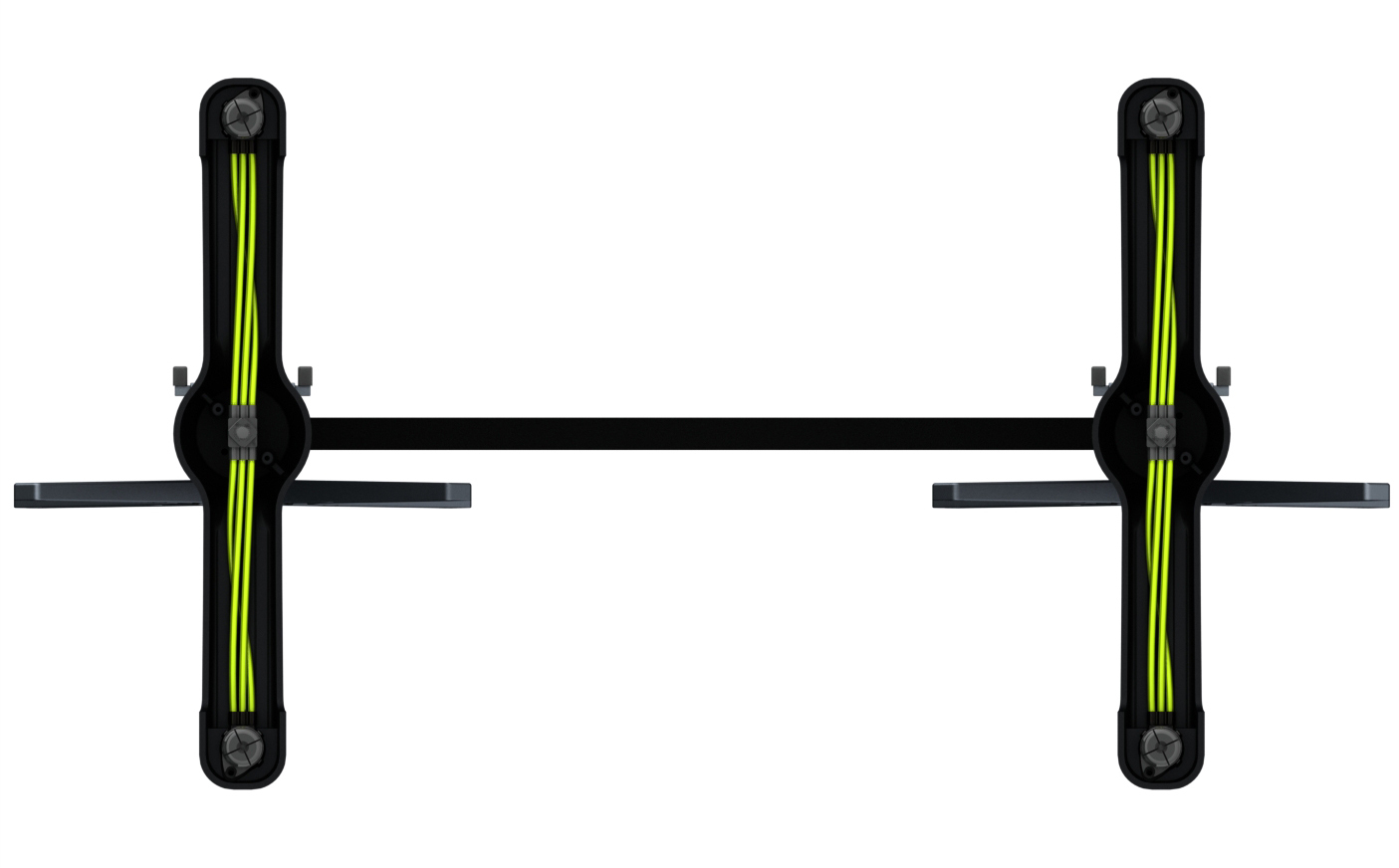 AUTO-ADJUST ST22 Black (Flip Top) Table Base - FLAT